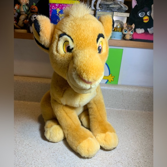 Disney | Toys | Vintage Disney Store The Lion King Young Simba Sitting ...